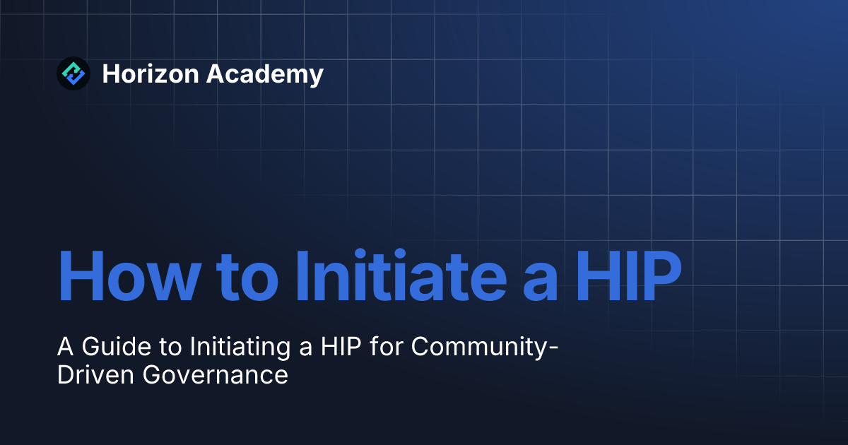 How to Initiate a HIP | English V2 | Horizon Academy