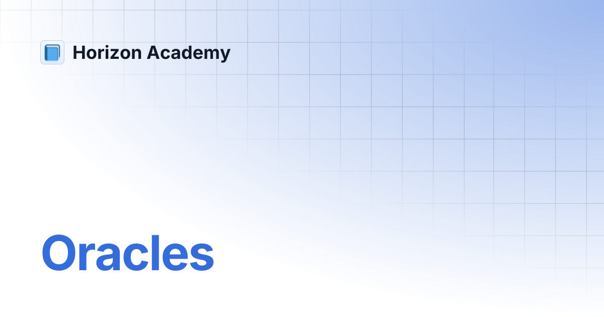 Oracles | English V1 | Horizon Academy